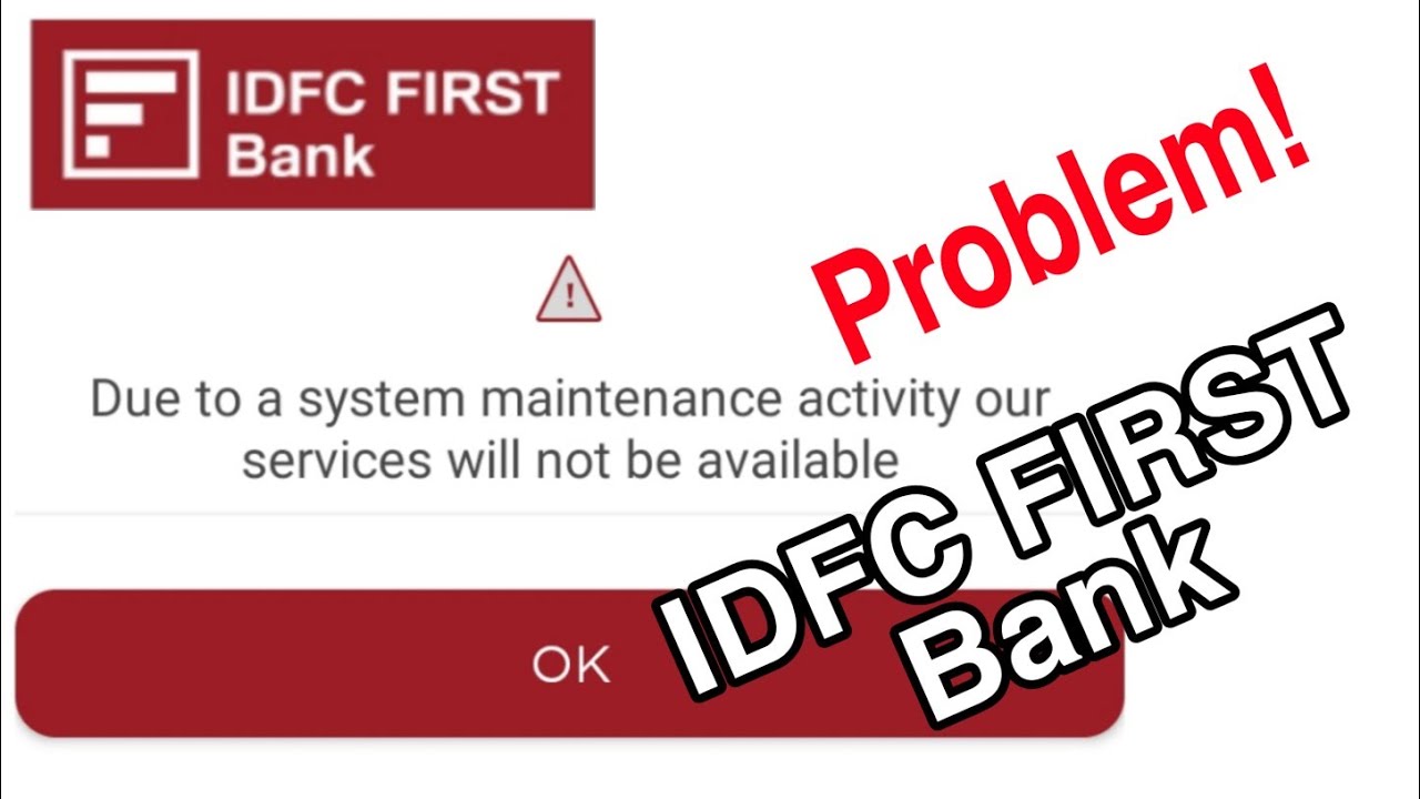 #idfc first bank #login issue #problem - YouTube