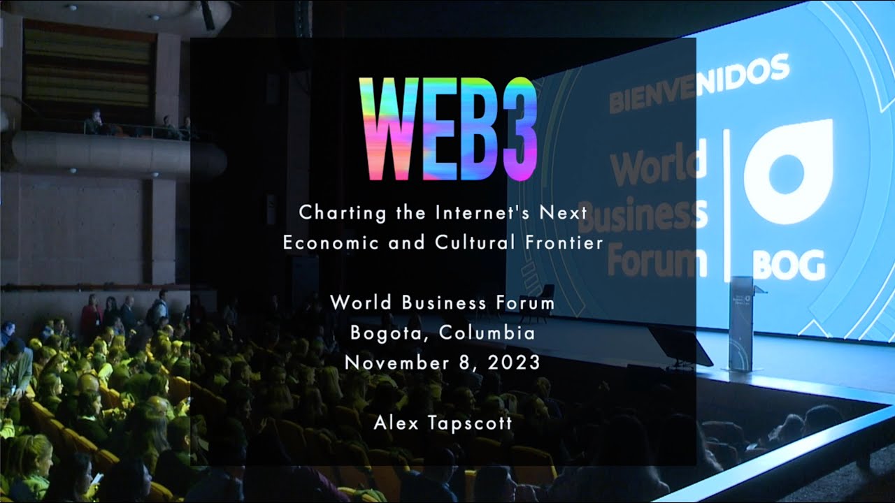 Alex Tapscott Introduces Web3 to a Global Audience in Keynote Speech at ...