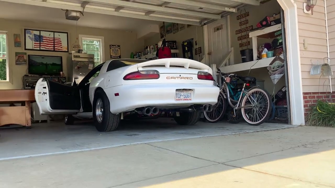 1995 Camaro speed engineering 3 inch true dual exhaust system with X ...