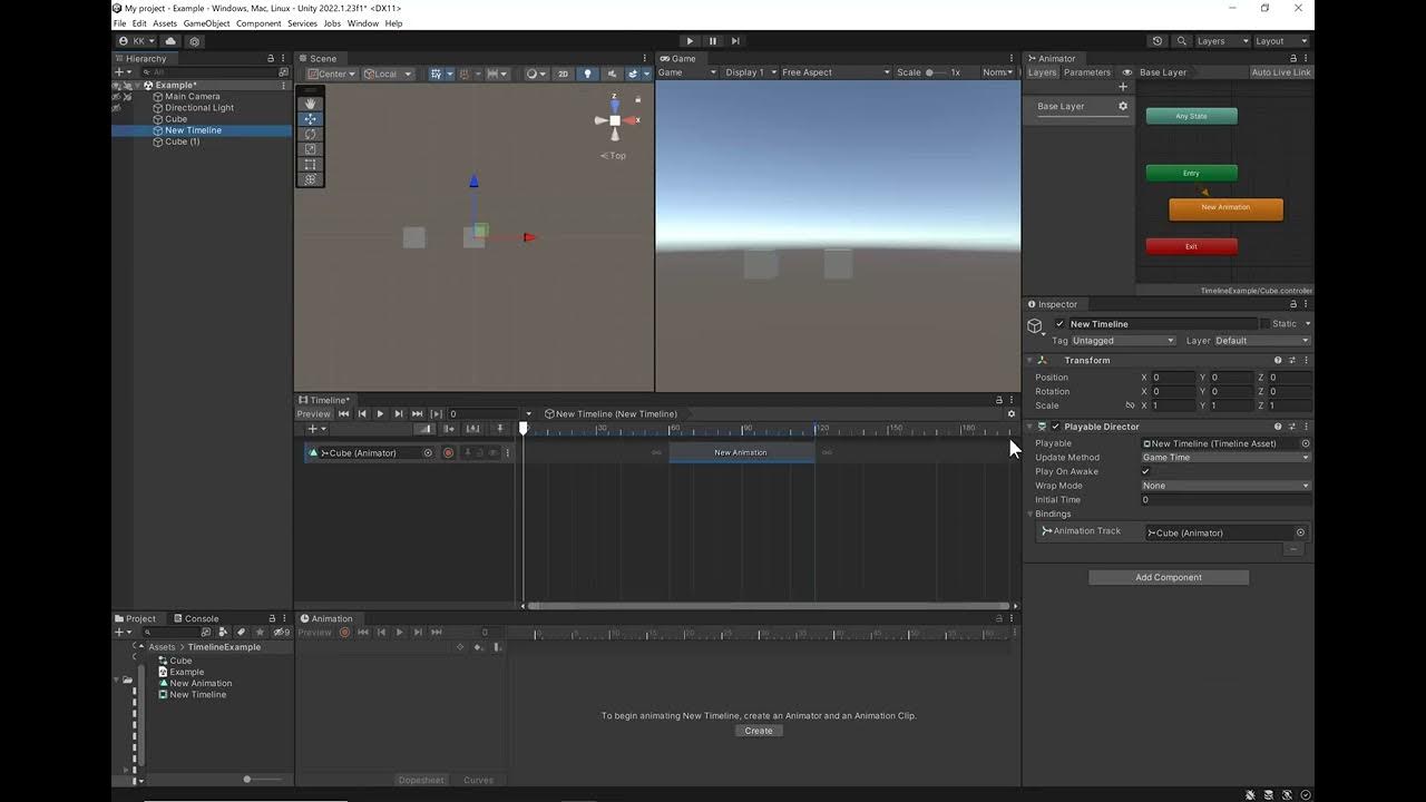 【Unity】TimelineとAnimatorとAnimationclipでオブジェクトのワープで苦戦した - YouTube