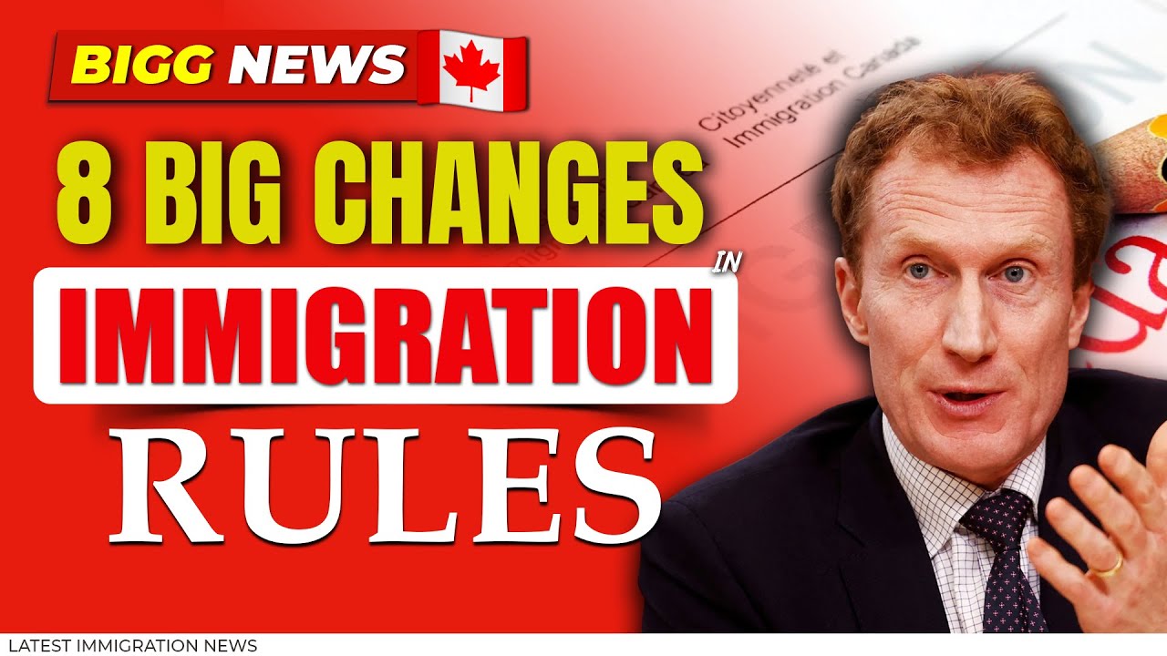 8 Big Changes in Canada Immigration Rules : Marc Miller | Canada Immigration 2024 - YouTube