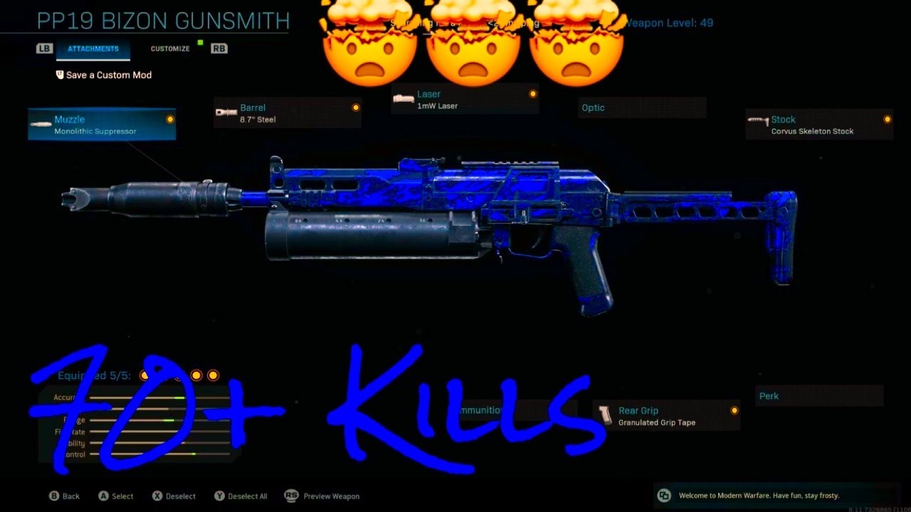 THIS WEAPON IS INSANE! | PP19 BIZON BEST CLASS SET UP CALL OF DUTY ...