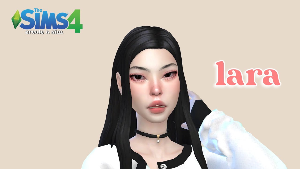 The Sims 4 CAS | Asian Female Sims MAXIS MATCH | LARA SIM DOWNLOAD CC ...