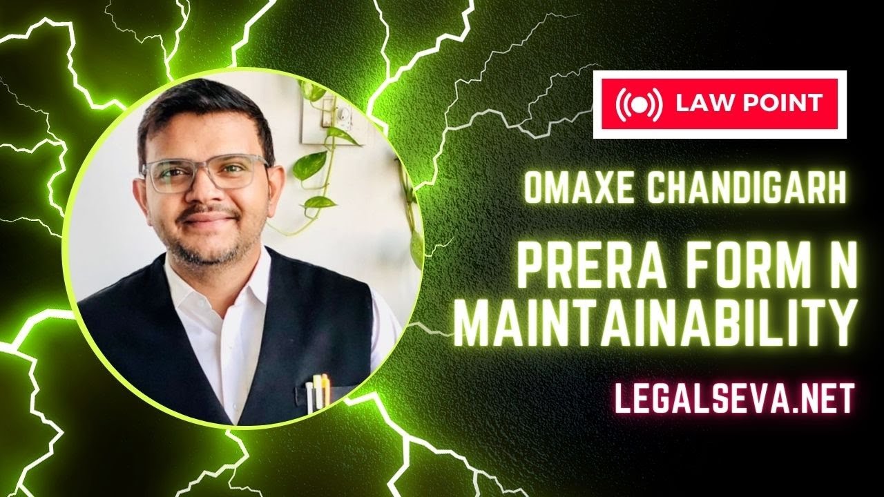 Form N Maintainability when Form M Decided by RERA Punjab Authority ...