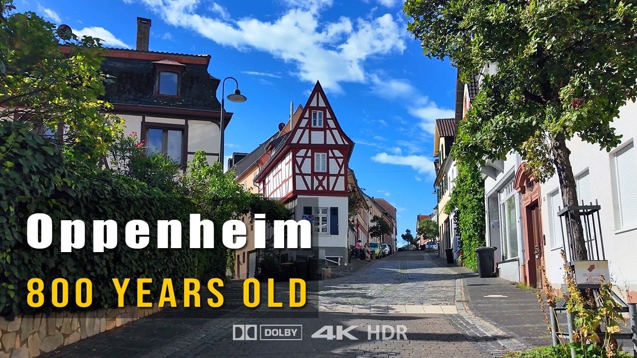 Oppenheim – 800 Year Old Medieval Town along the Rhine River | Walking ...