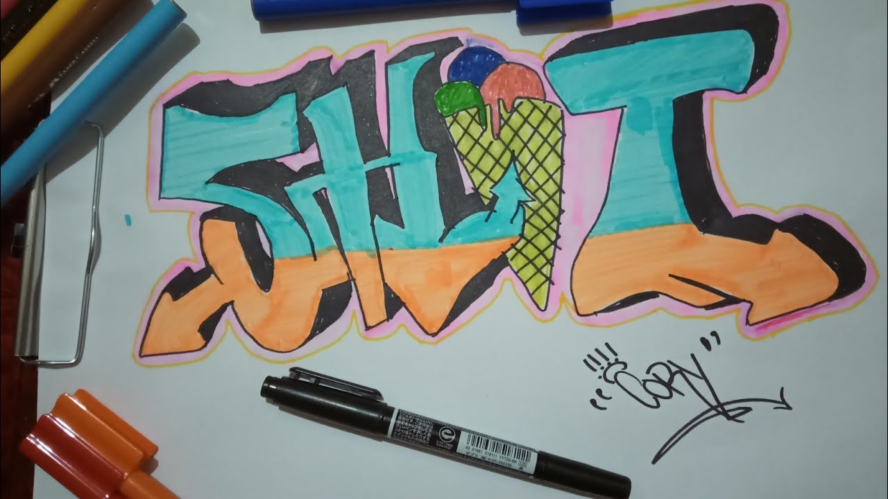 Graffiti simple part 2 - YouTube