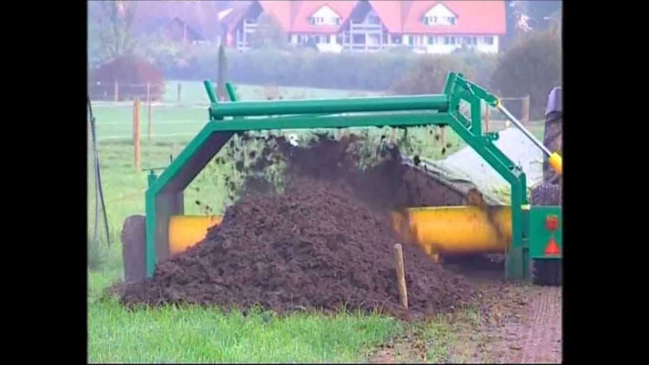 PRT 2500 Pezzolato Compost Wind Row Turners - YouTube