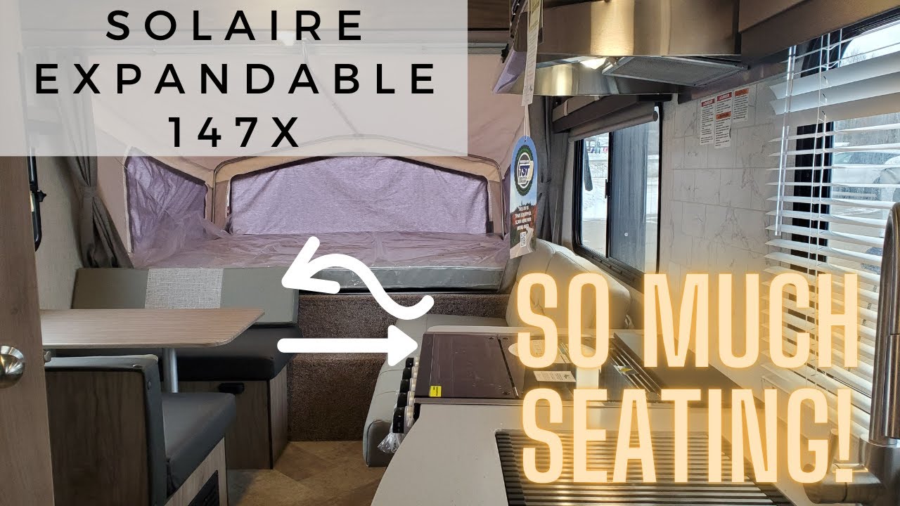 2021 Palomino SolAire 147X Expandable Travel Trailer - YouTube
