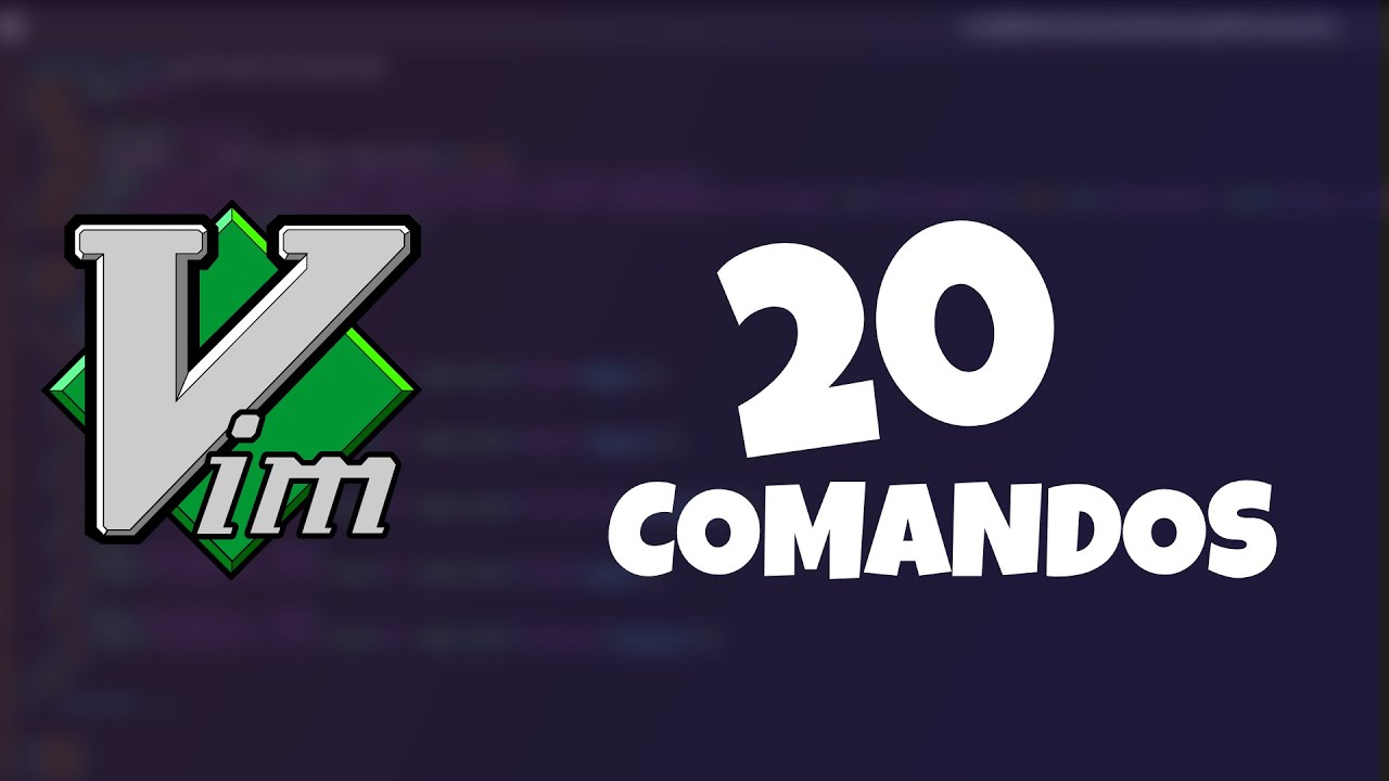 20 comandos de VIM - TodoScript - YouTube