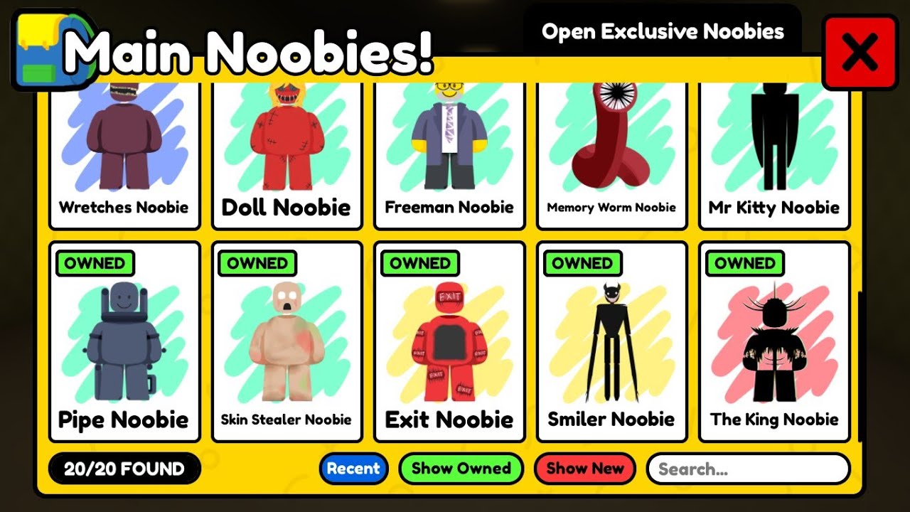 How to get ALL NEW NOOBIES in FIND THE NOOBIES Roblox [ Backrooms ...