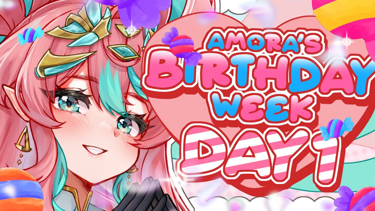 【Amora's Birthday Week】 Making Delicious Party Treats 【Day 1】 - YouTube