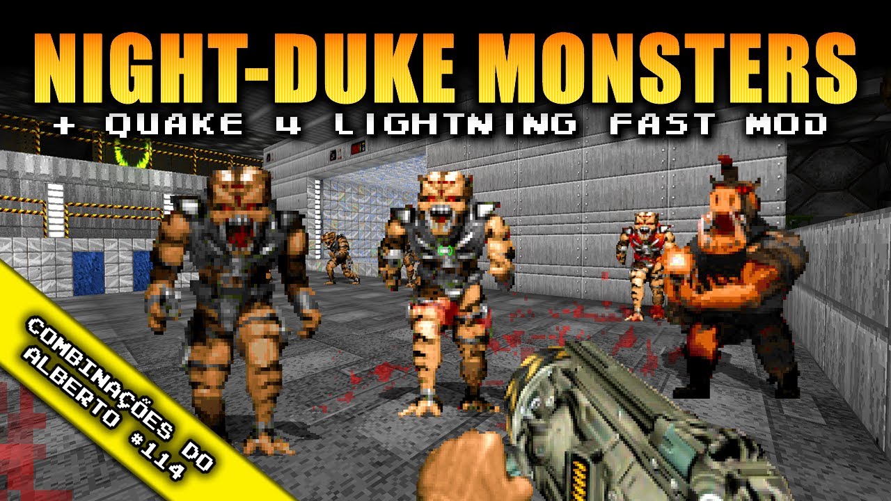 Quake 4 Lightning Fast Mod: Doom Edition + Night-Duke Monsters ...