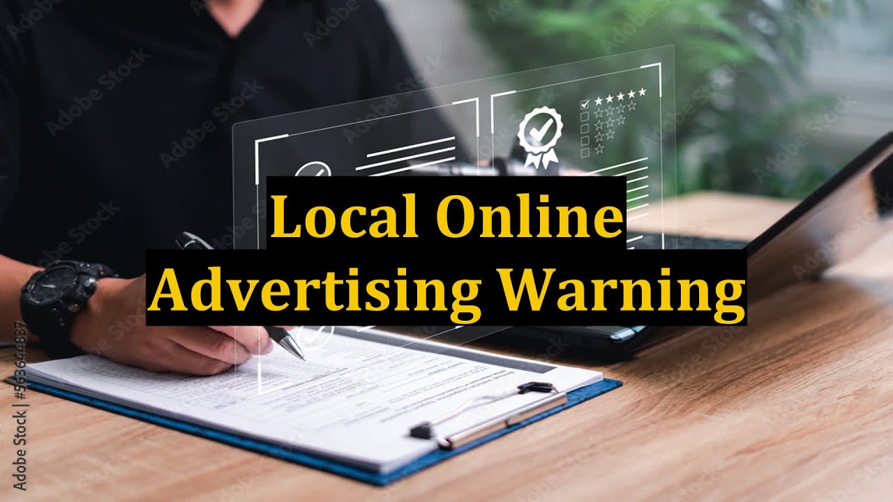 Local Online Advertising Warning - YouTube