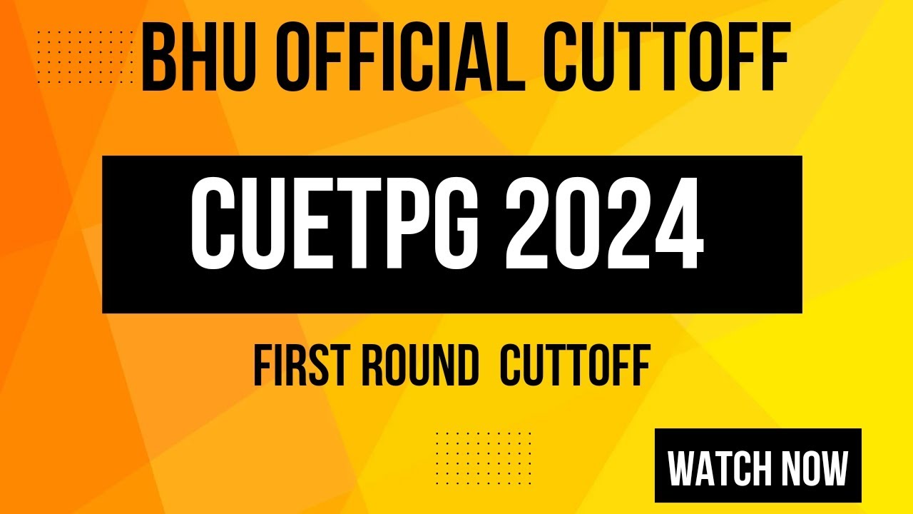 bhu first cuttoff 2024 || bhu counselling first cuttoff || cuttoff ...