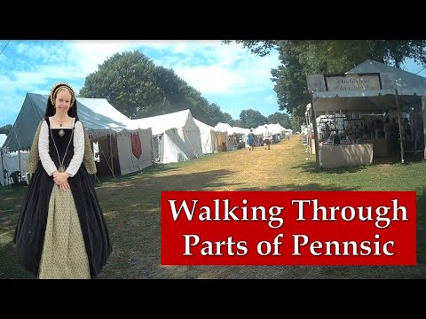 Walking Through Parts of Pennsic War with a Bouncy Camera - YouTube