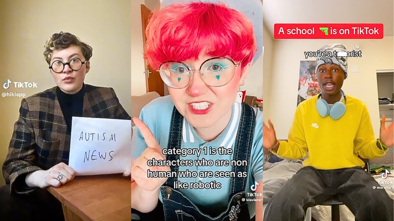 leftist tiktoks with blue hair and pronouns - YouTube