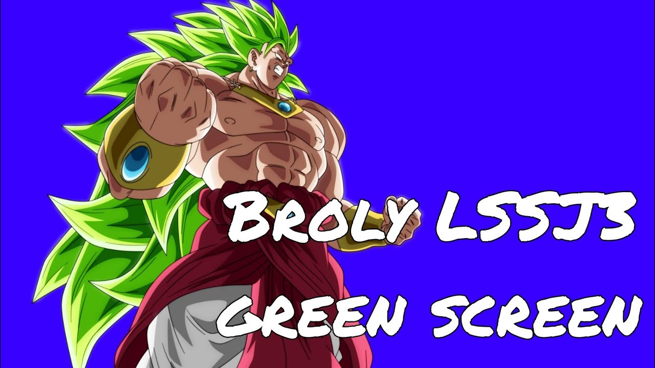 LSSJ3 Broly | green screen - YouTube