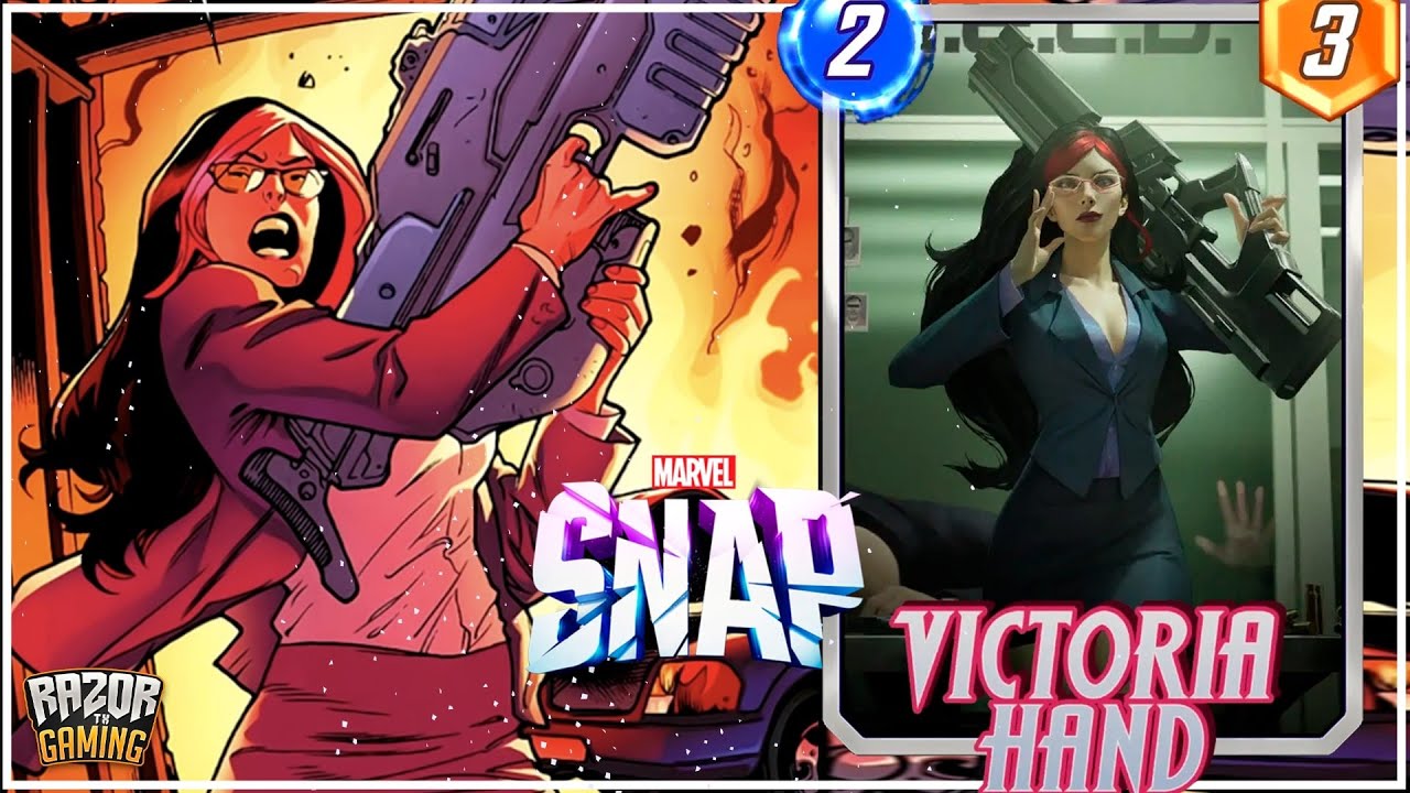 NUEVA CARTA VICTORIA HAND ¿MERECE LA PENA? + MAZOS 🔴 MARVEL SNAP - YouTube