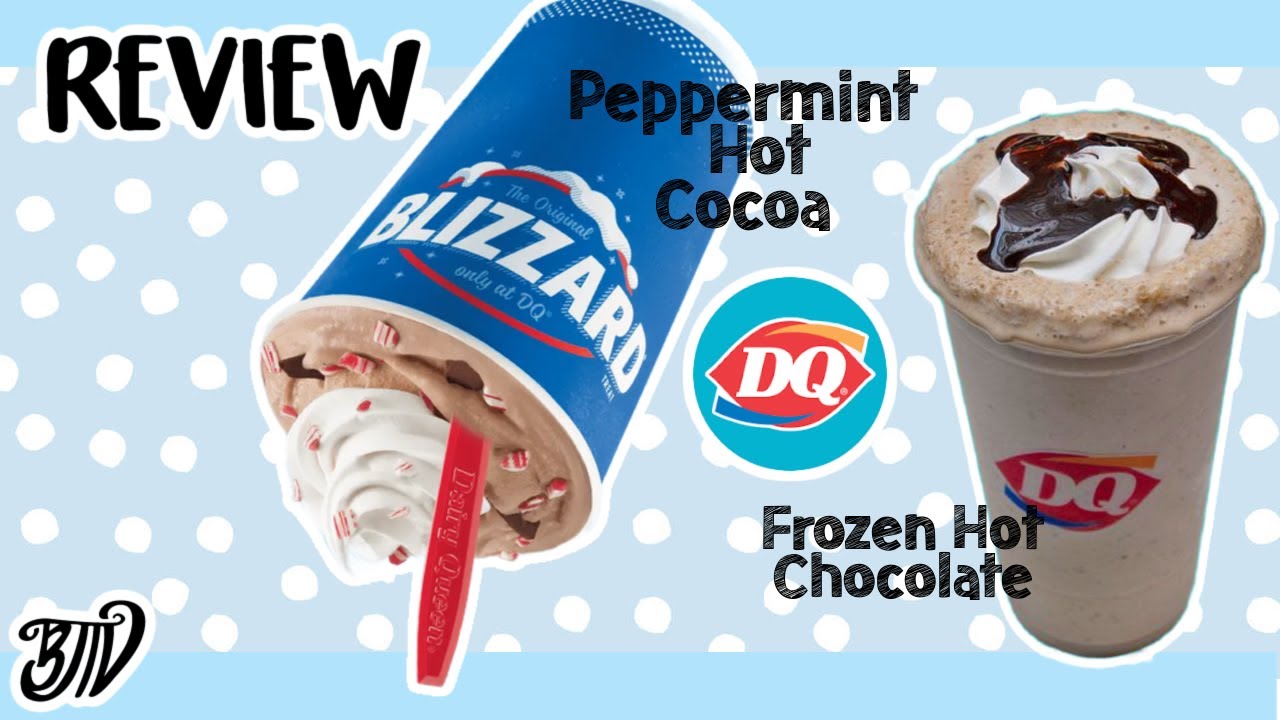 DQ Brings Back Fan Favorites: Peppermint Hot Cocoa Blizzard & Frozen ...