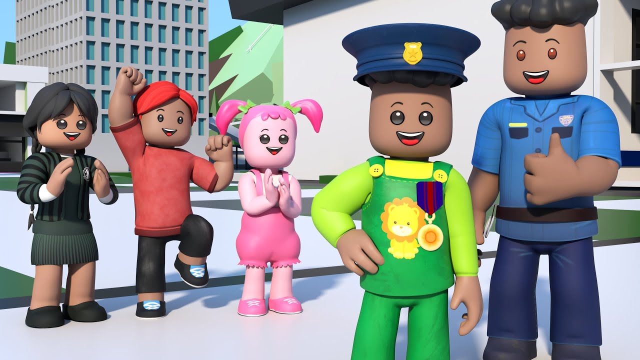 ROBLOX Brookhaven 🏡RP:The Bacon Hair Wants to Be A Police Officer ...