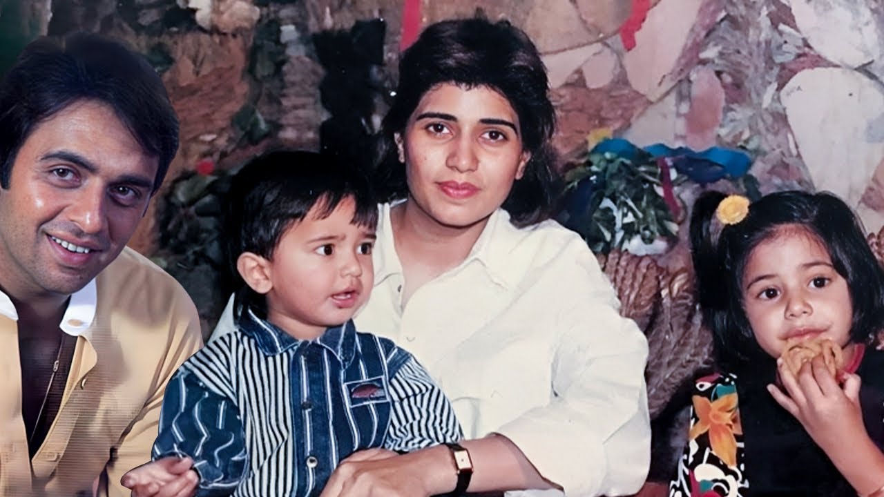 70s Famous Actor Vinod Mehra With His 3rd Wife, Son, and Daughter ...