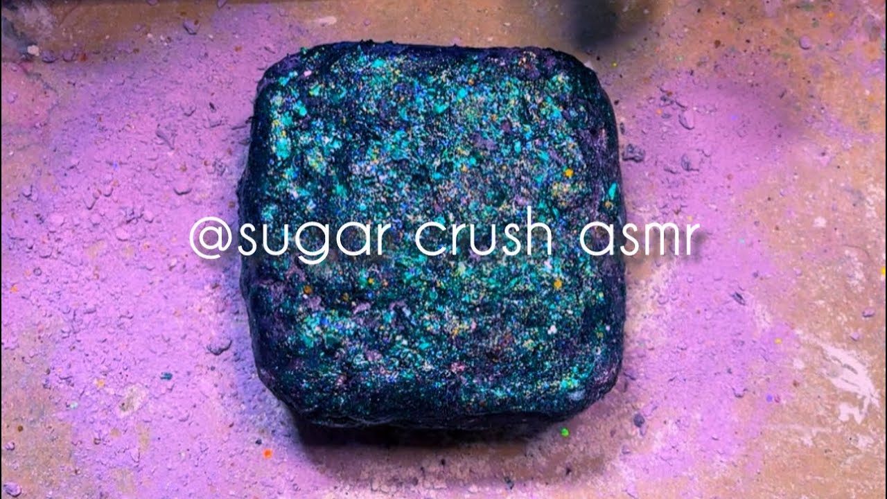 CRUNCHY DUSTY MUD PIE BLOCK ASMR | Chalk - YouTube