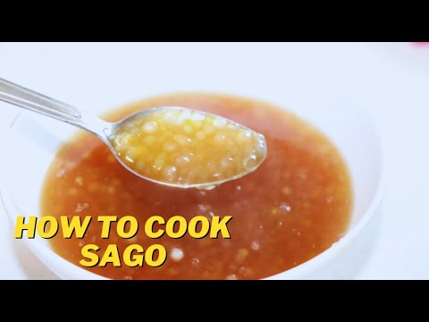 HOW TO COOK SWEETENED SAGO I QUICK AND EASY - YouTube