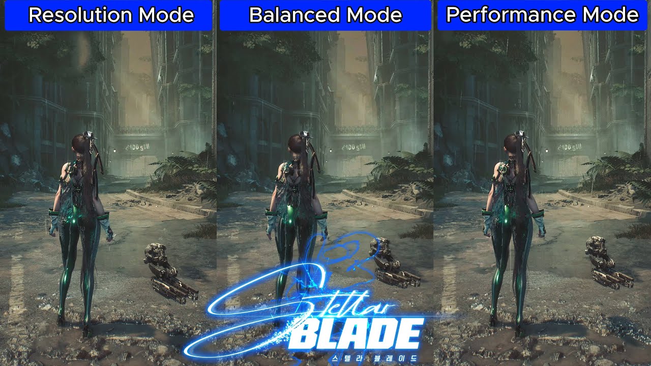Stellar Blade PS5 - Graphics Comparison - Resolution VS Balanced VS ...