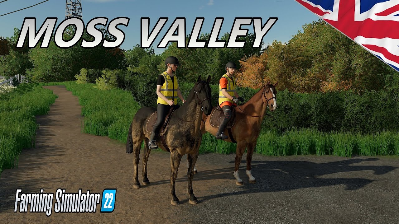 HORSES In The Moss Valley Countryside ! | Farming Simulator 22 - YouTube