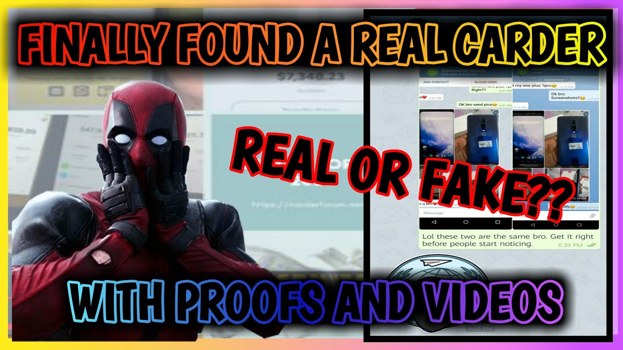 Finally Found A Real Carder In Instagram | Real Truth Of Instagram ...