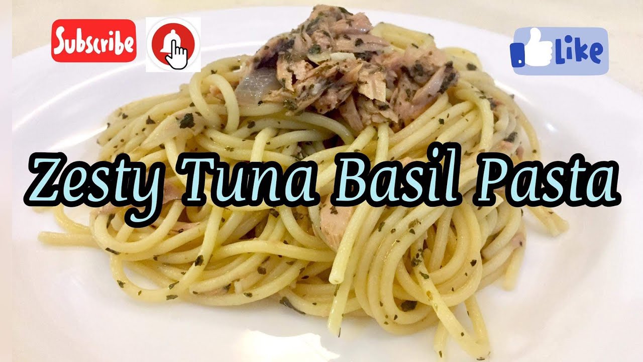 Quick & Easy Tuna Basil Pasta - YouTube