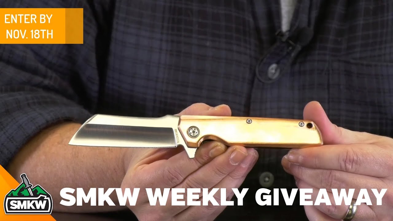 SMKW Giveaway (COMPLETE): Rough Ryder Copper Cleaver - YouTube