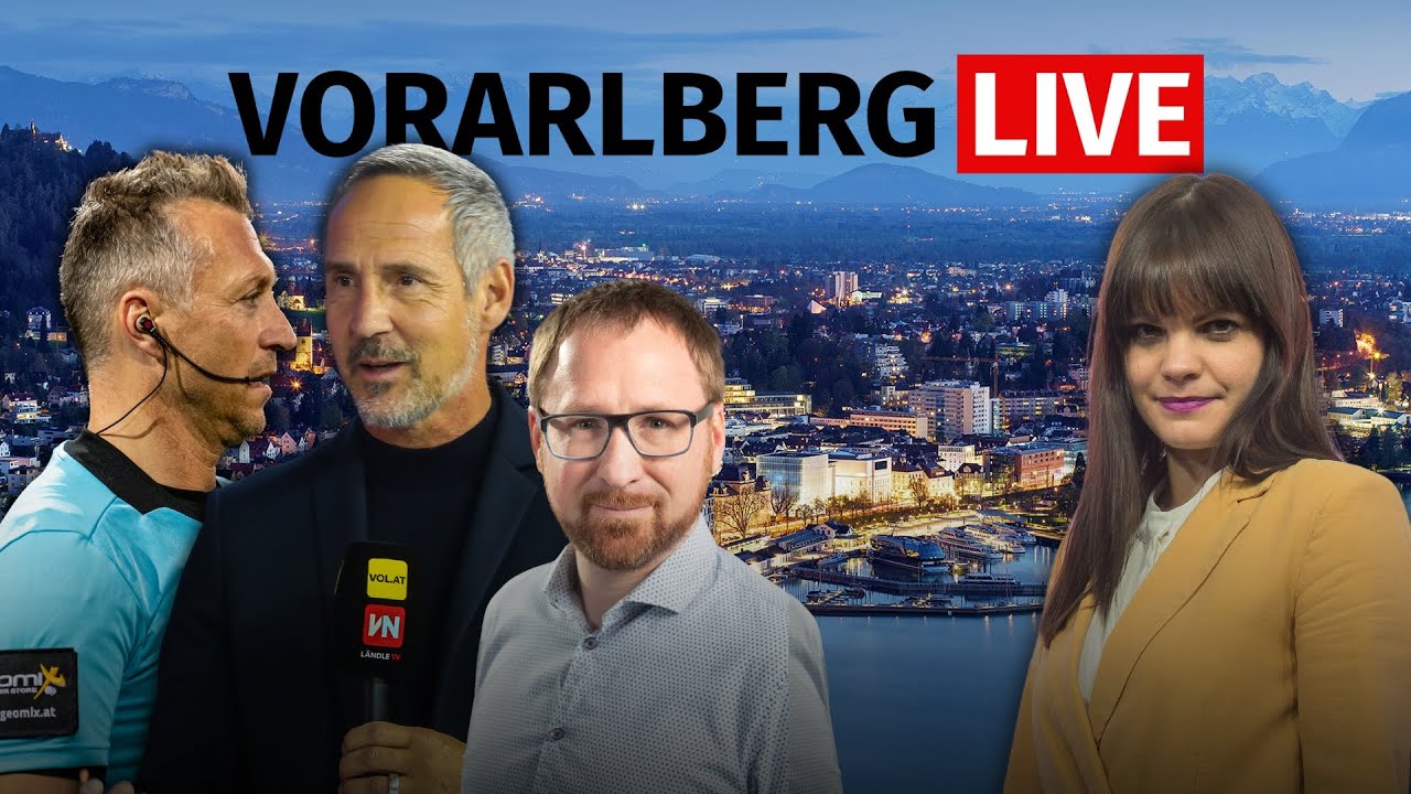 Vorarlberg LIVE mit Adi Hütter, Markus Gutschi und Alexander Orlik ...