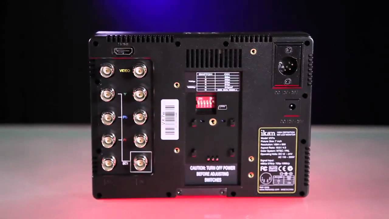 Ikan VX7e HD-SDI HDMI LCD Preview Monitor for DSLR - YouTube