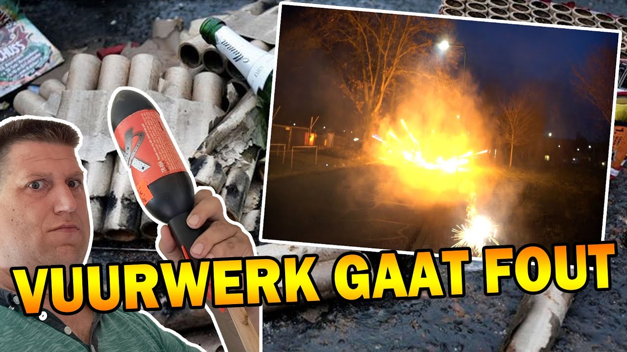 VUURWERK POT KNALT FINAAL UIT ELKAAR!!! (4/9) - YouTube
