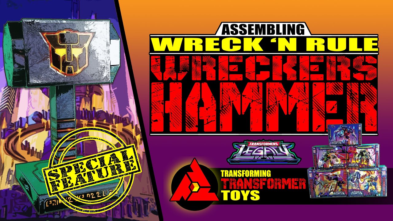 Wreck 'N Rule WRECKERS HAMMER Transformers Legacy - YouTube