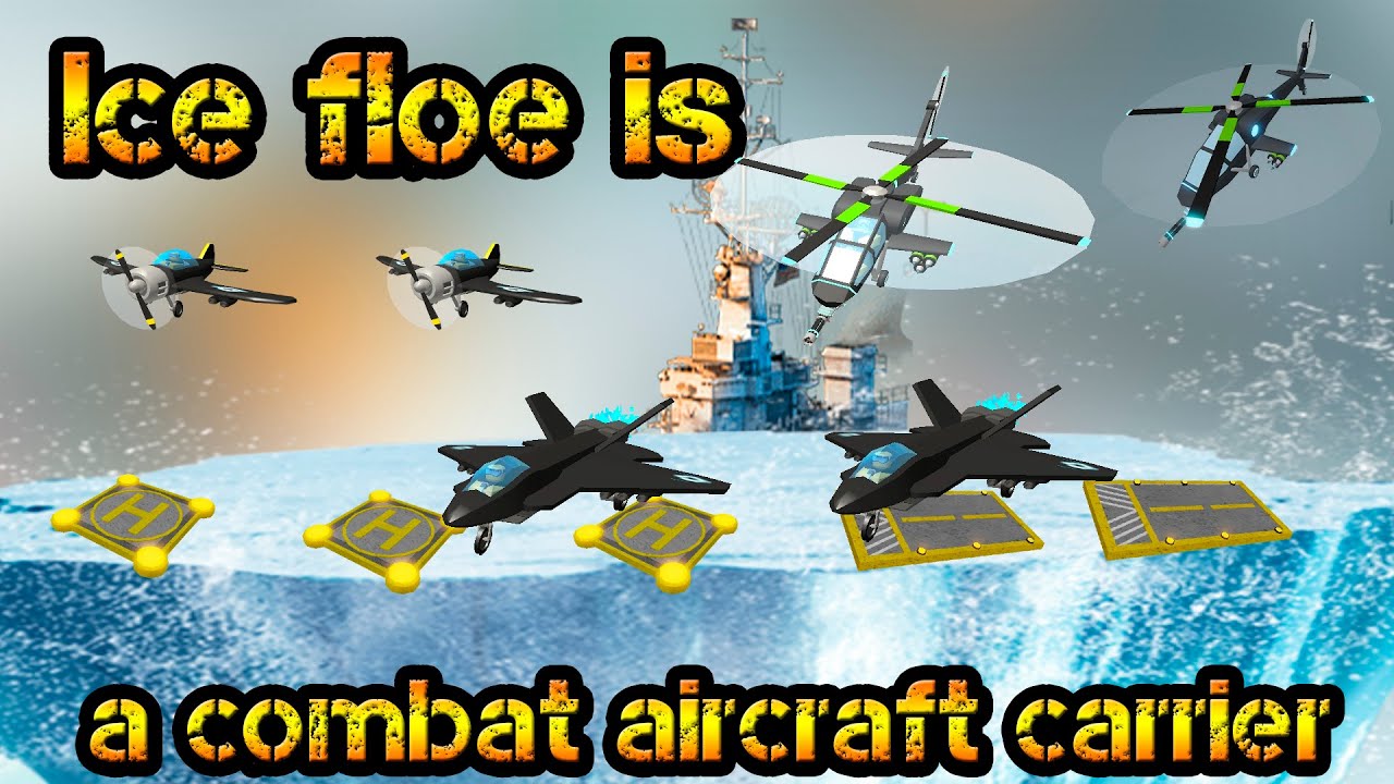 Ice floe is a combat aircraft carrier Roblox Tower Defense Simulator ...