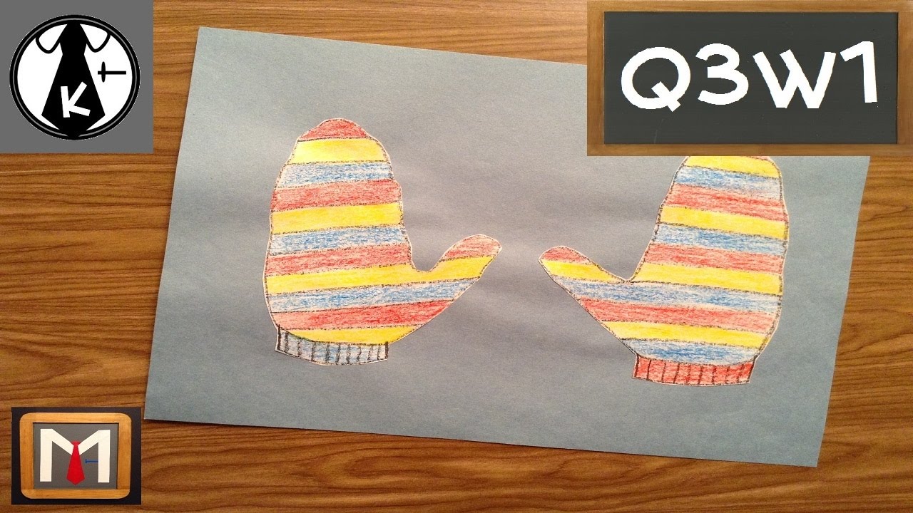 Making Paper Pattern Mittens - YouTube