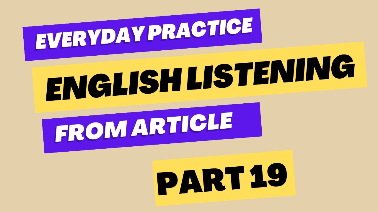 Listen and Practice English Conversation - Everyday English Listening ...