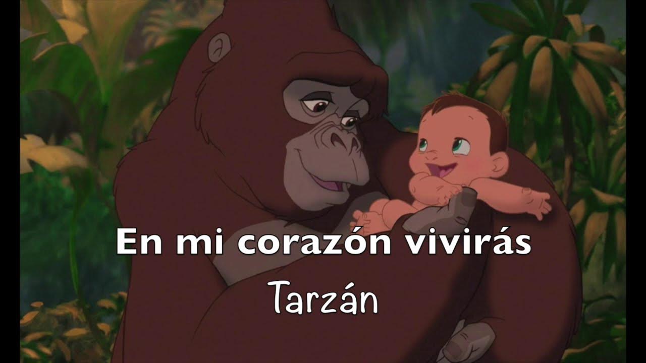 En mi corazón vivirás, Tarzán Phill Collins Letra - YouTube