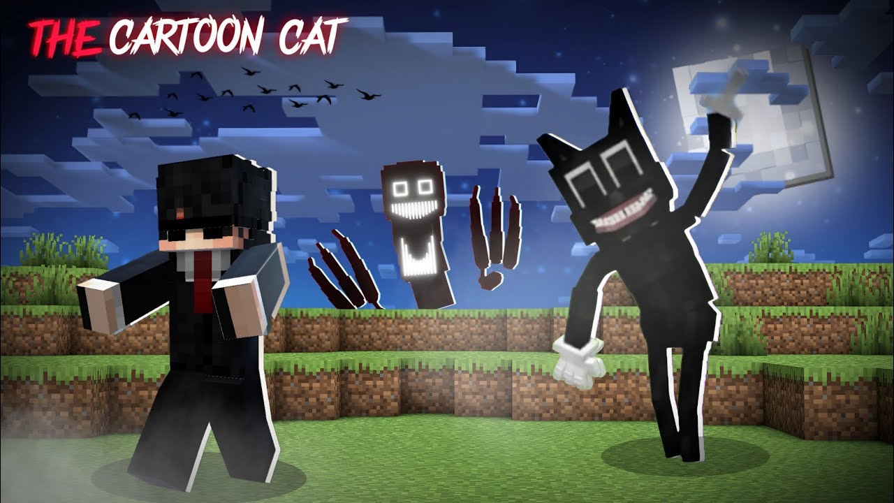 The cartoon cat minecraft horrifying monster! @Proboize95 - YouTube