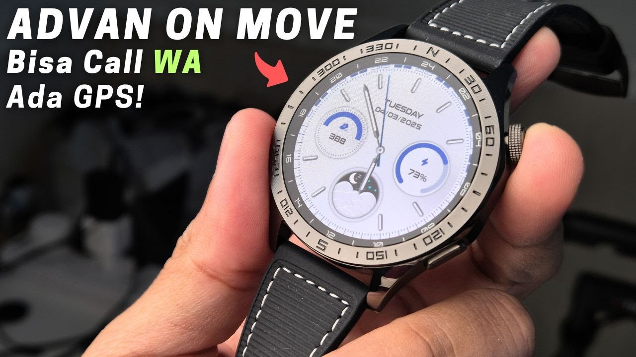 ADVAN ON MOVE SMARTWATCH MURAH ADA GPS TERNYATA BEGINI - YouTube