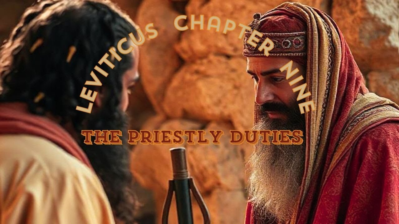 Leviticus Chapter 9 Bible Study: Inauguration of the Jewish Priesthood ...