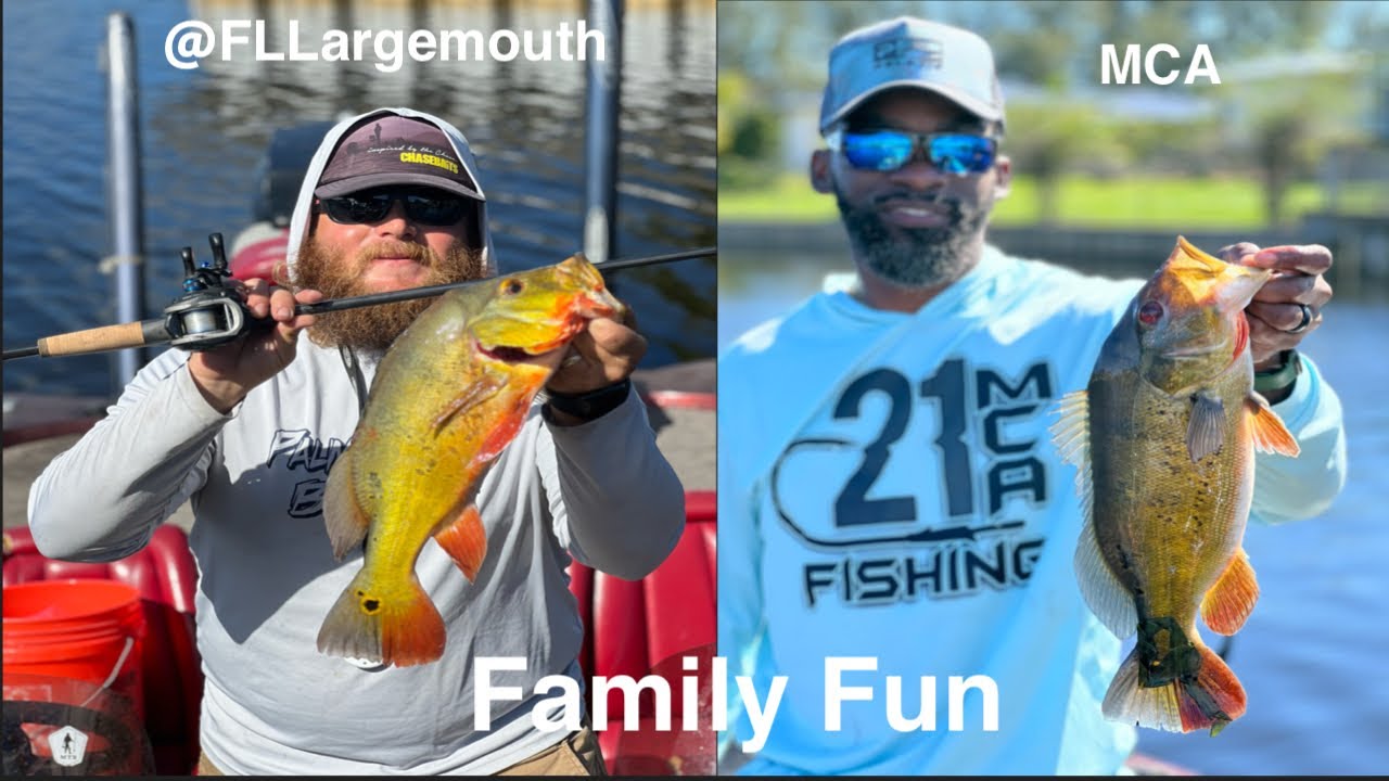 Peacock fishing with Ricky - YouTube