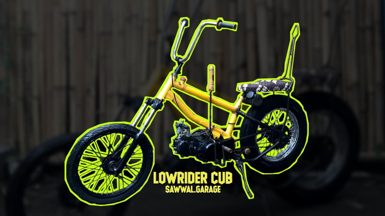MOTOR CUSTOM | LOW RIDER MOTORCYCLE \ CUSTOM LOWRIDER CUB \ TIMELAPSE ...
