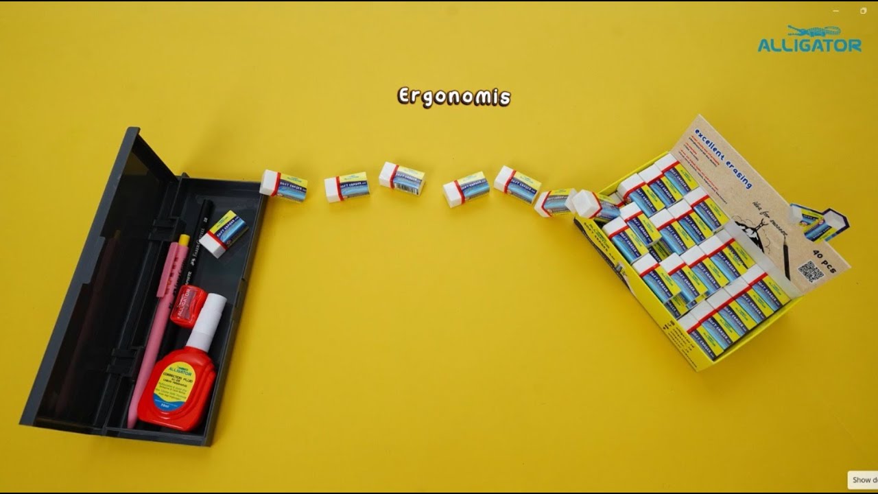 New! Alligator Soft Eraser A40: Let Your Ideas Flow - YouTube
