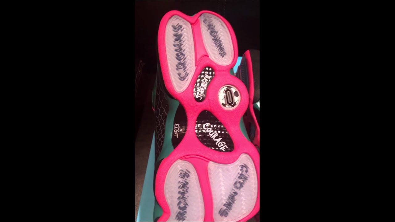 Air Jordan retro DB 13 Doernbecher freestyle - YouTube