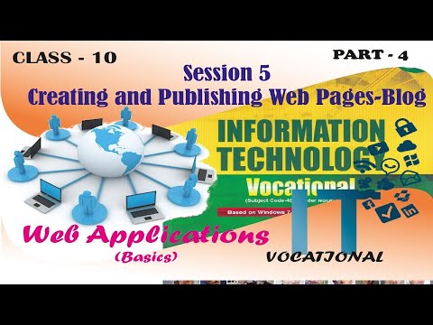 Unit-2 Web Applications | Session 5 Creating & Publishing BLOG | IT ...