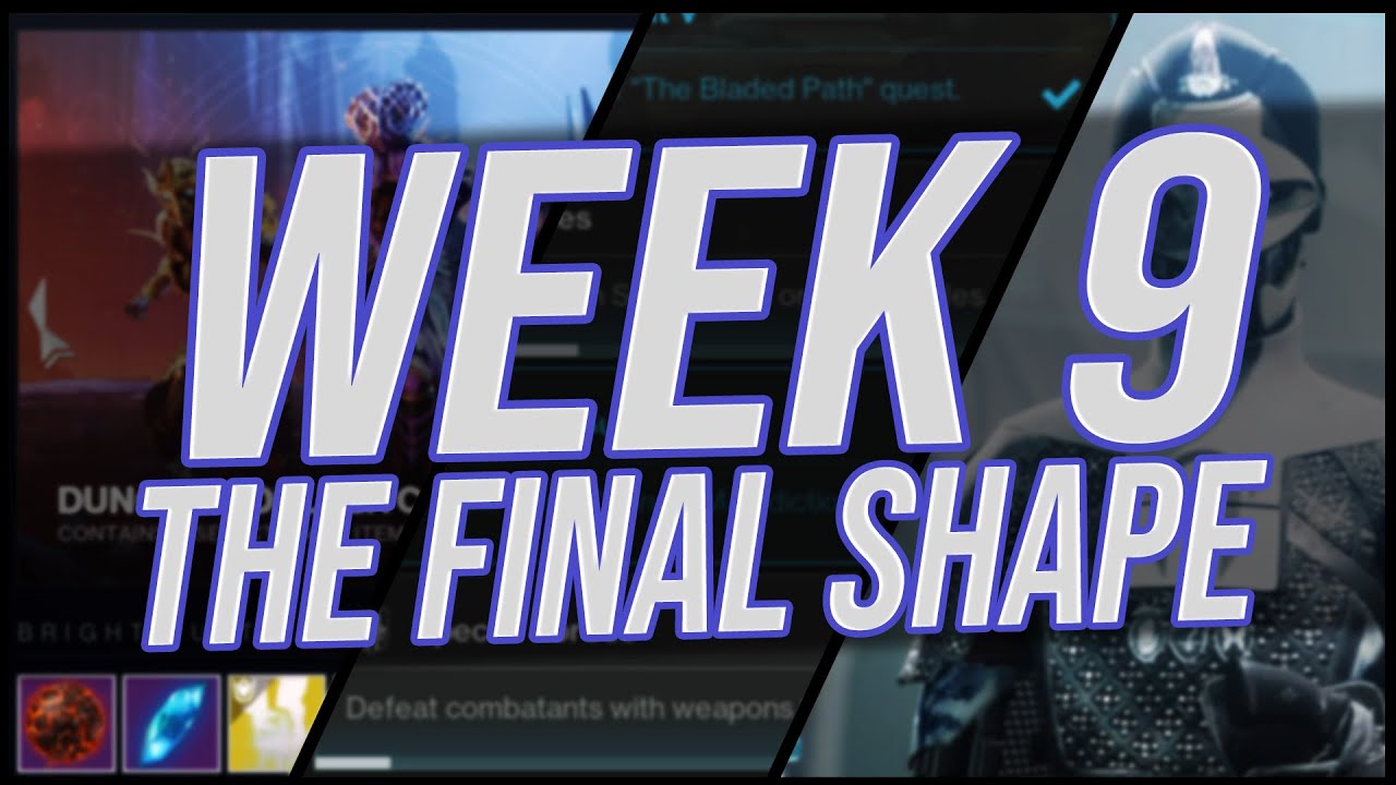 Destiny 2: Weekly Challenges, Ada-1 and Eververse | Week 9 | Final Shape - YouTube