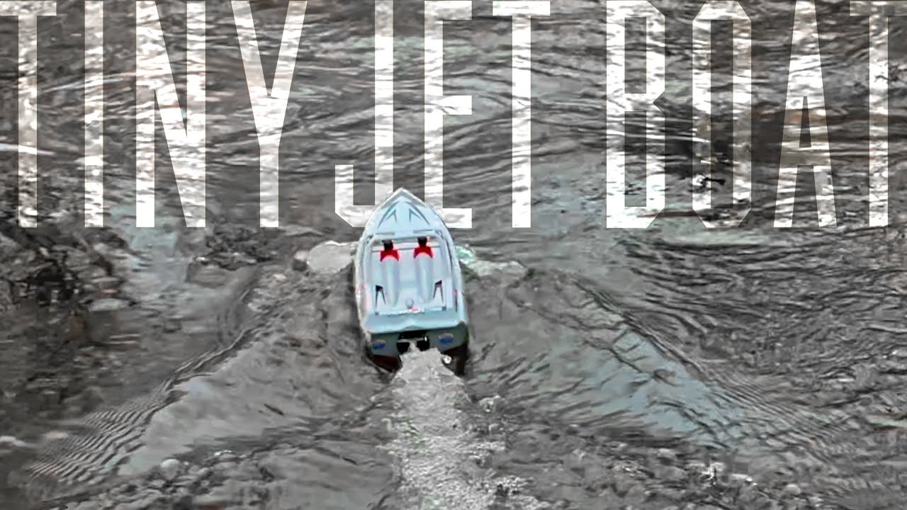 Creek shredding | $85 tiny jet boat - YouTube